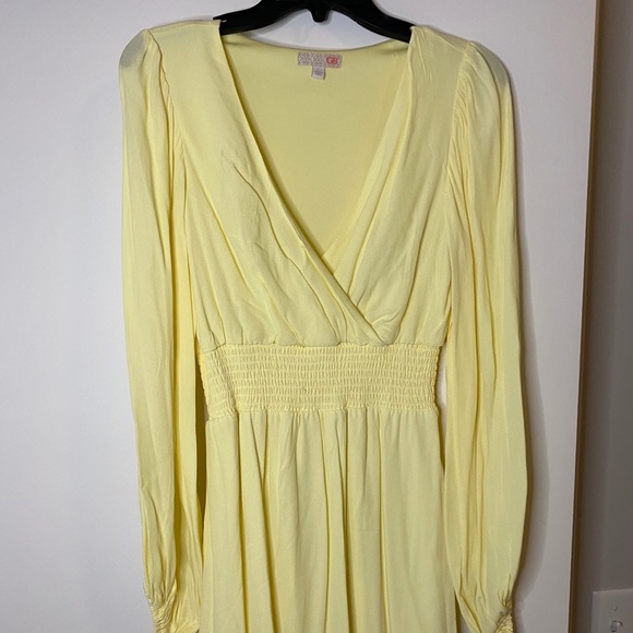 Gianni Bini | Dresses | Gianni Bini Pastel Yellow Dress | Poshmark